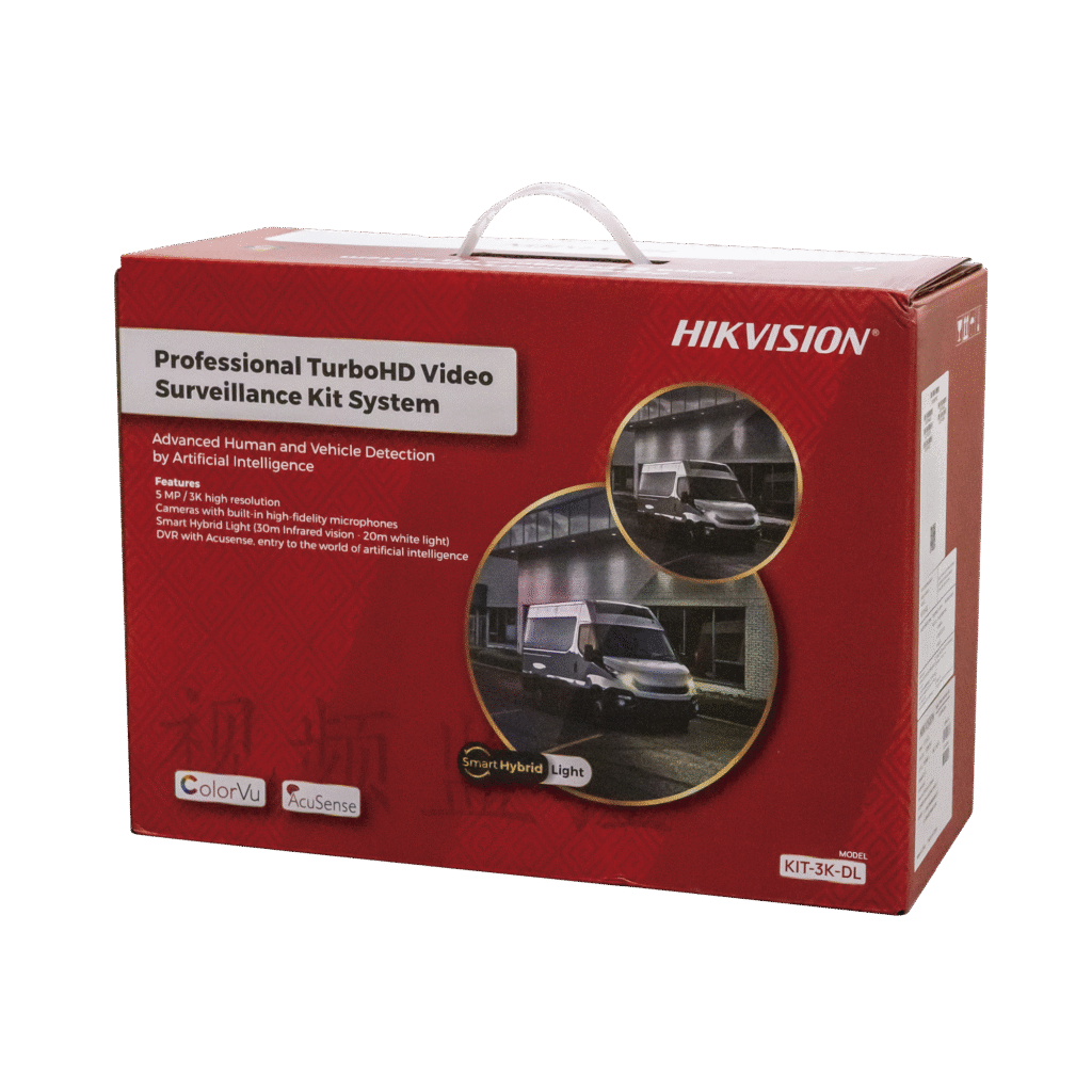 Hikvision kit-3k-dl [Dual Light] Kit TurboHD 3K (5 Megapixel) / DVR 4 ...